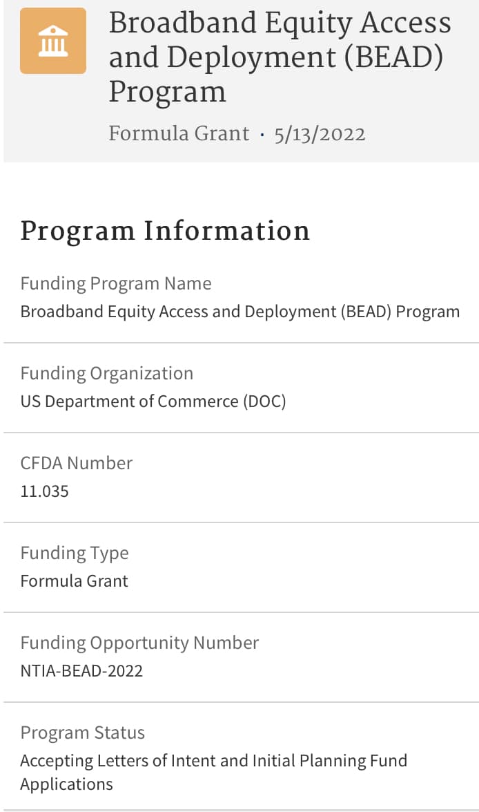 Broadband Equity Access and Deployment (BEAD) Program - Tribal Resource ...